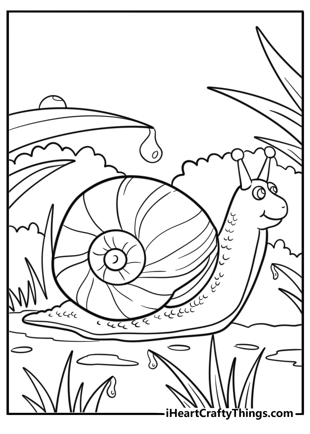 20 Free Snail Coloring Pages For Kids