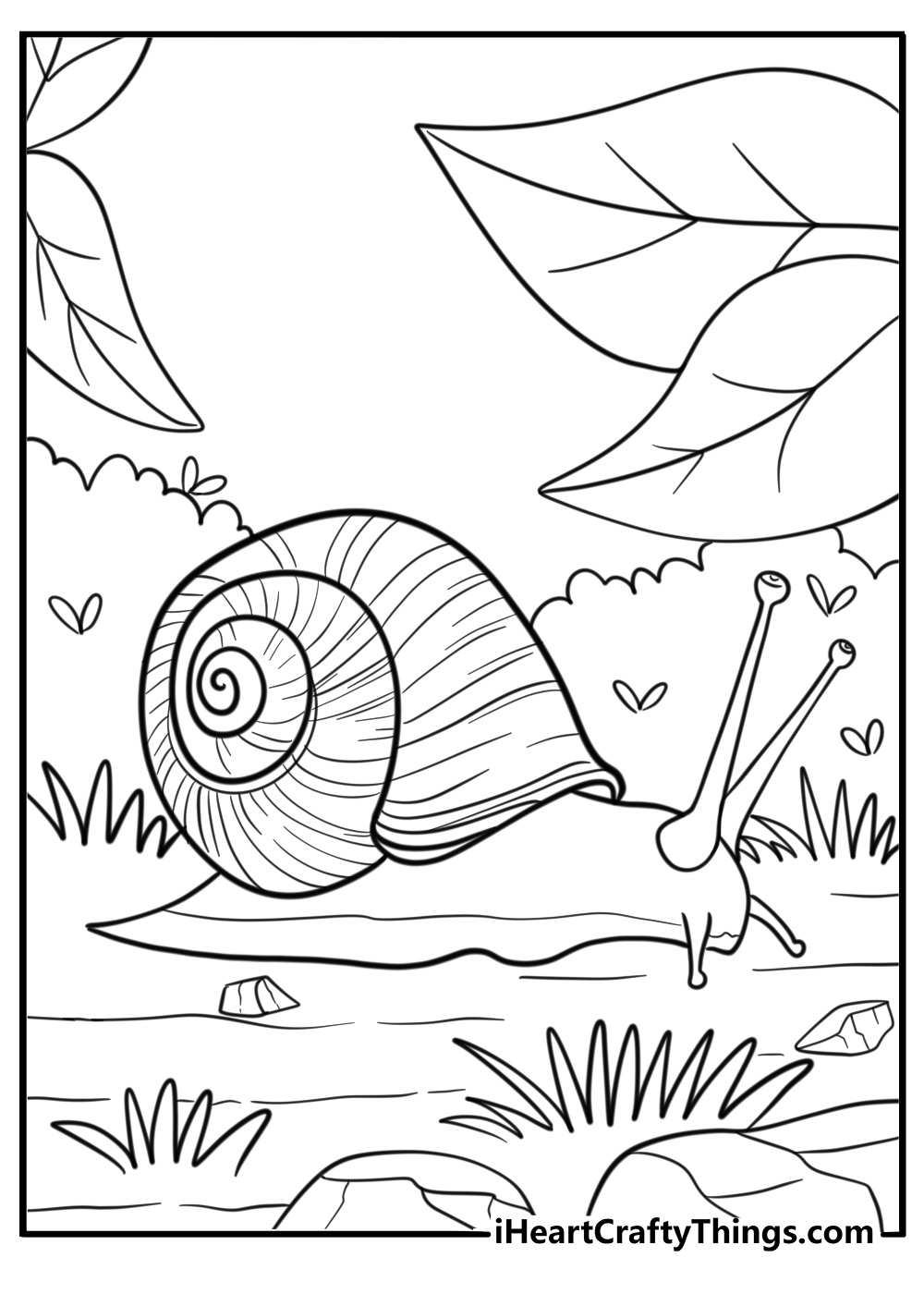 20 Free Snail Coloring Pages For Kids