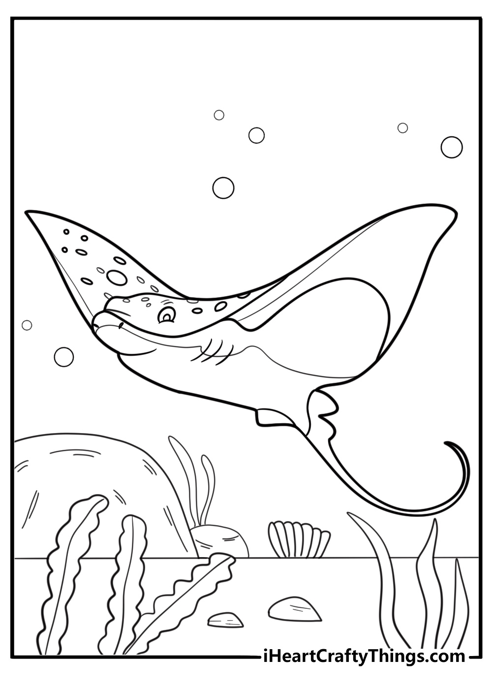 20 Free Stingray Coloring Pages For Kids