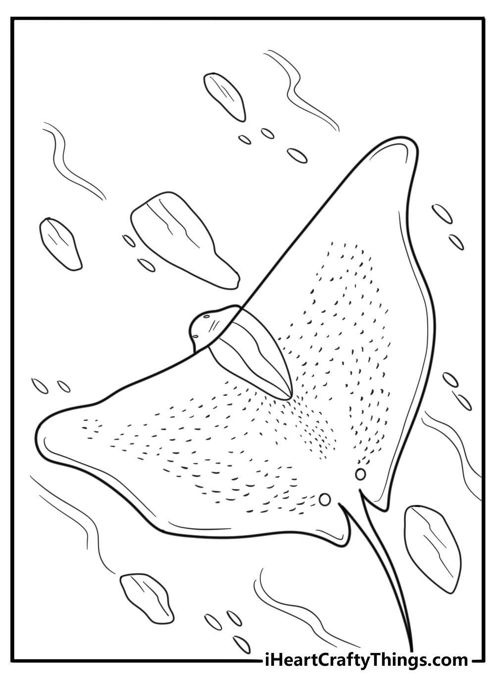 20 Free Stingray Coloring Pages For Kids