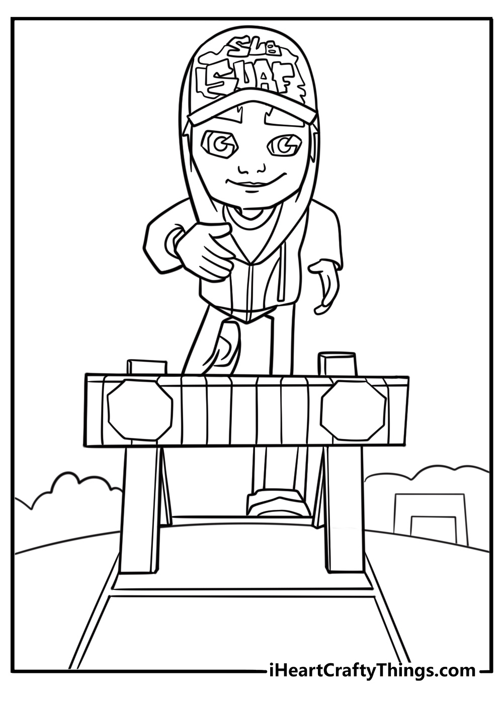 25 Free Subway Surfers Coloring Pages For Kids