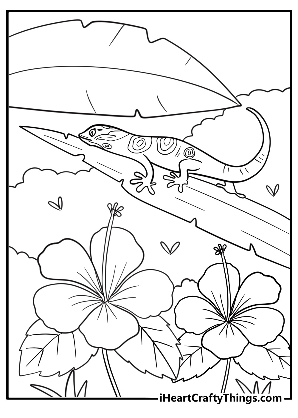 30 Free Gecko Coloring Pages For Kids