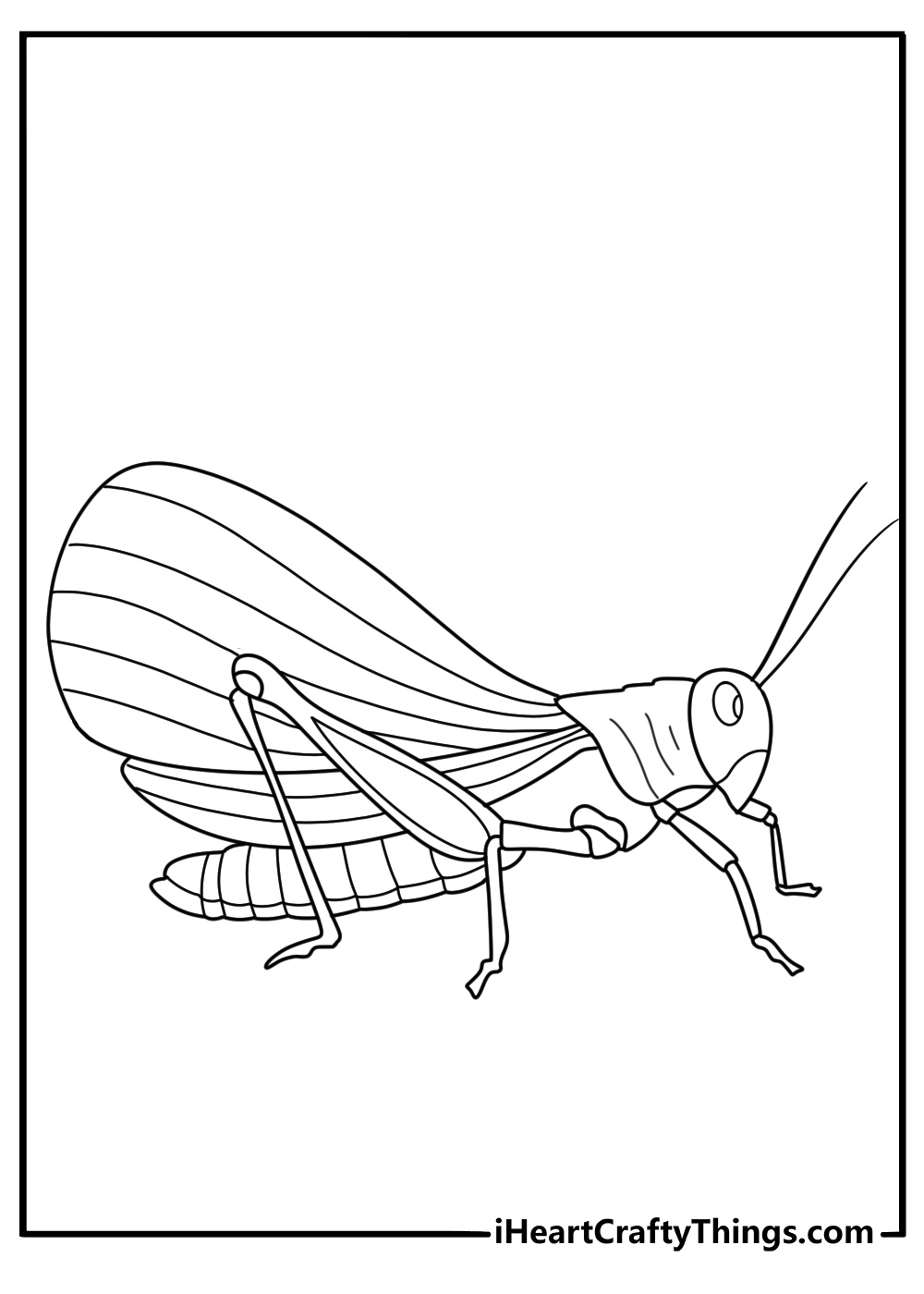30 Free Grasshopper Coloring Pages For Kids