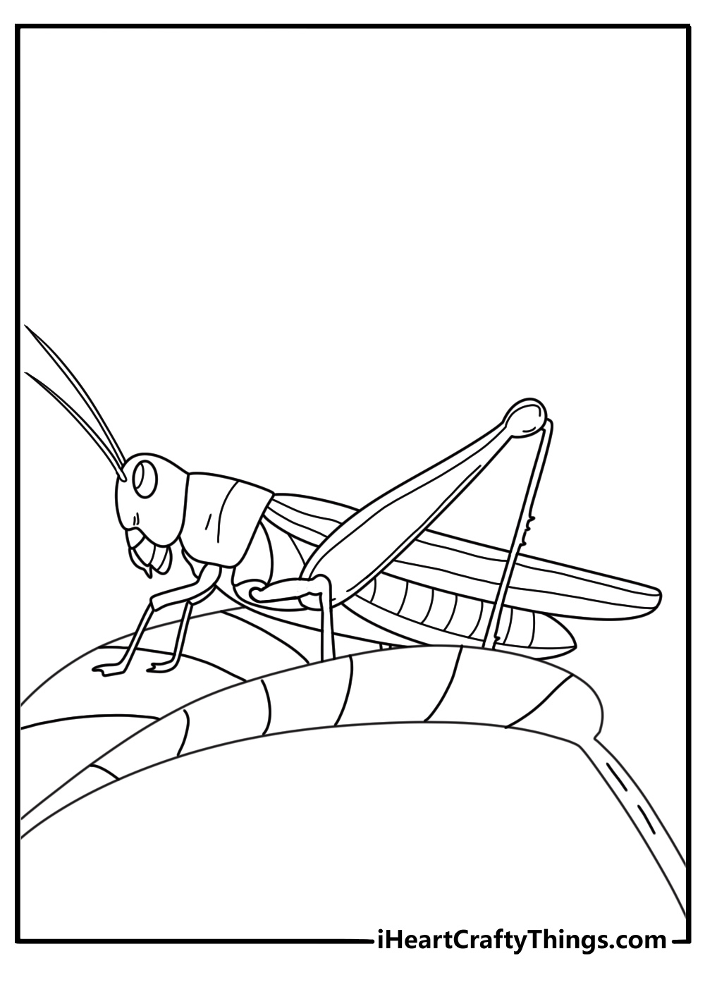 30 Free Grasshopper Coloring Pages For Kids
