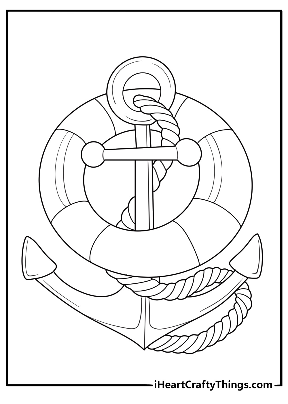 24 Free Anchor Coloring Pages For Kids