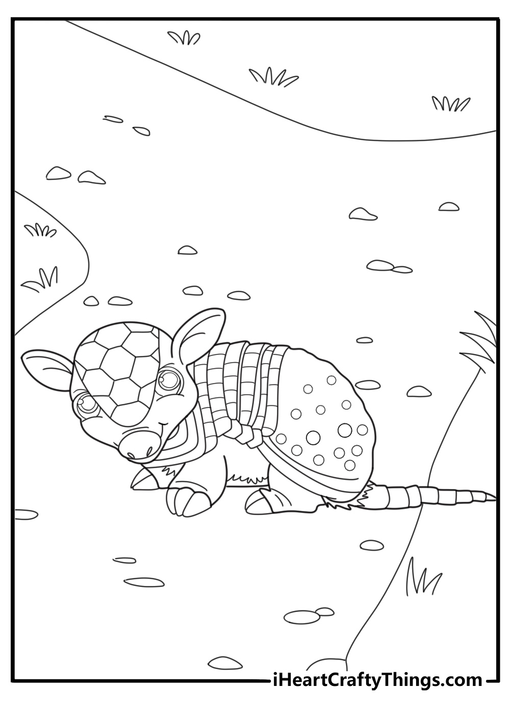 20 Free Armadillo Coloring Pages For Kids
