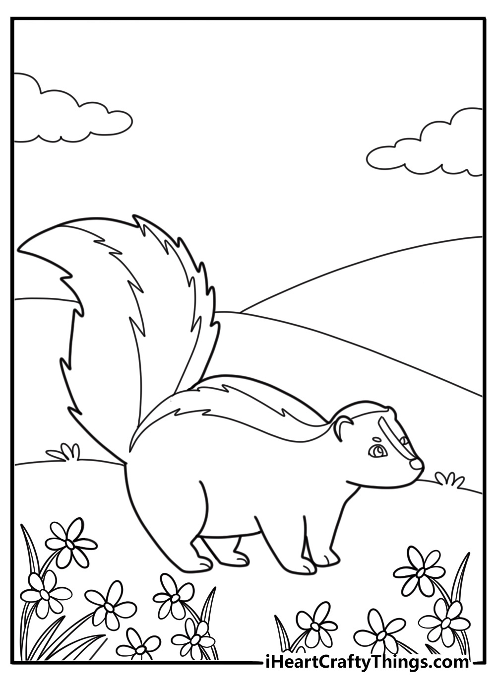 30 Free Skunk Coloring Pages For Kids