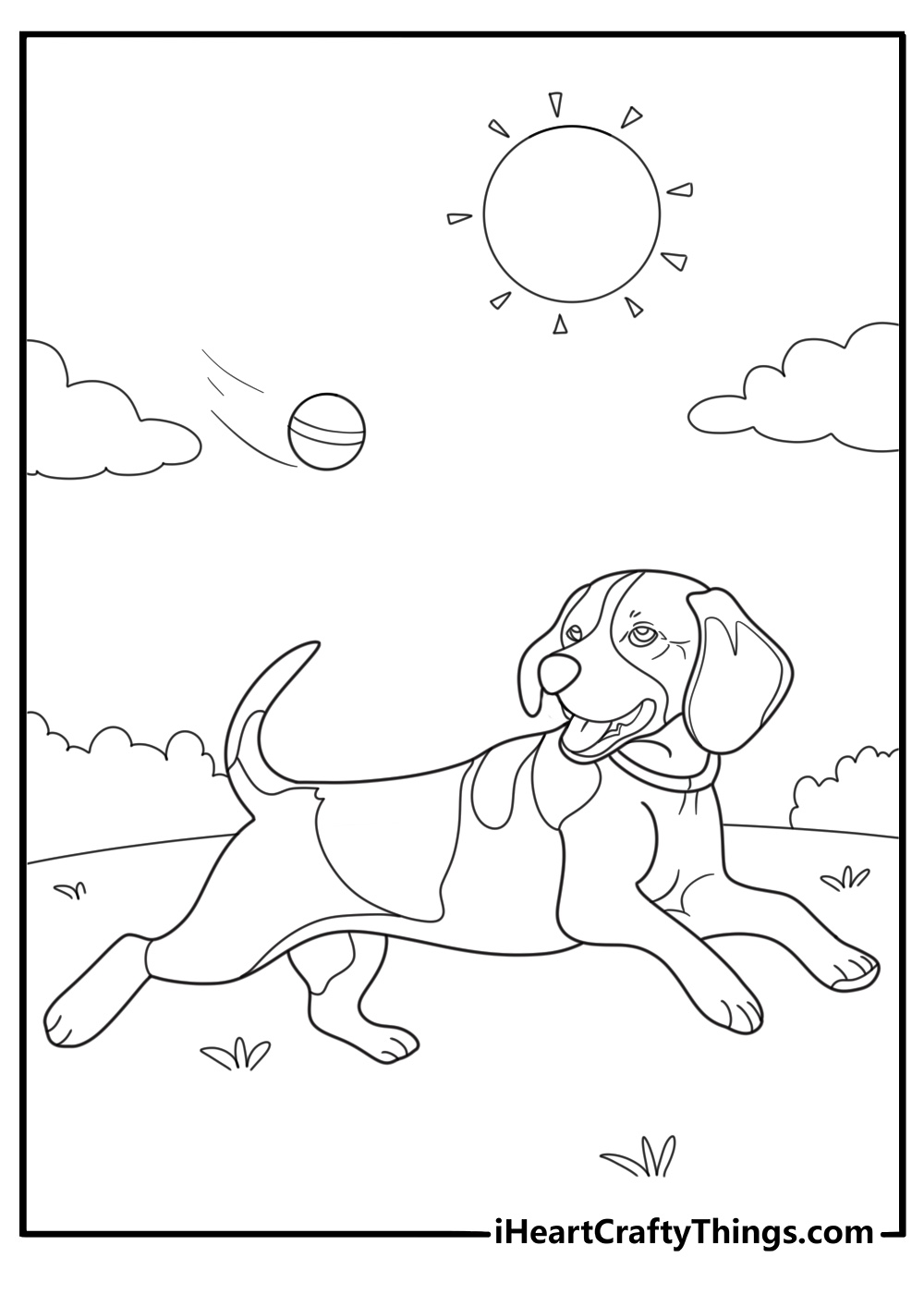 Beagle Coloring Pages (30 Free PDF Printables For Kids)