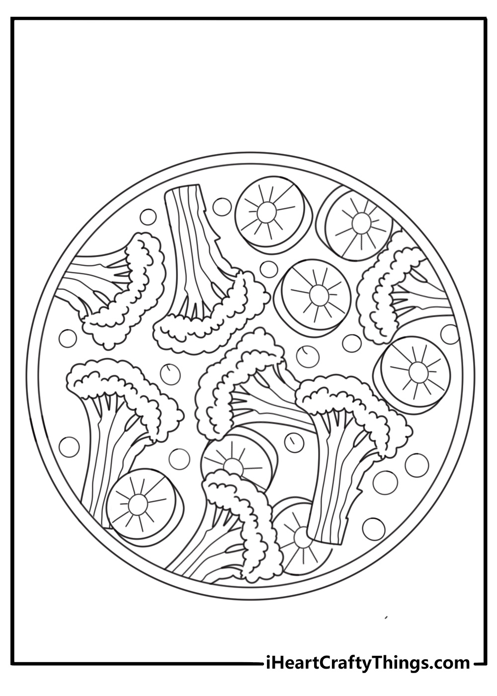 20 Free Broccoli Coloring Pages For Kids