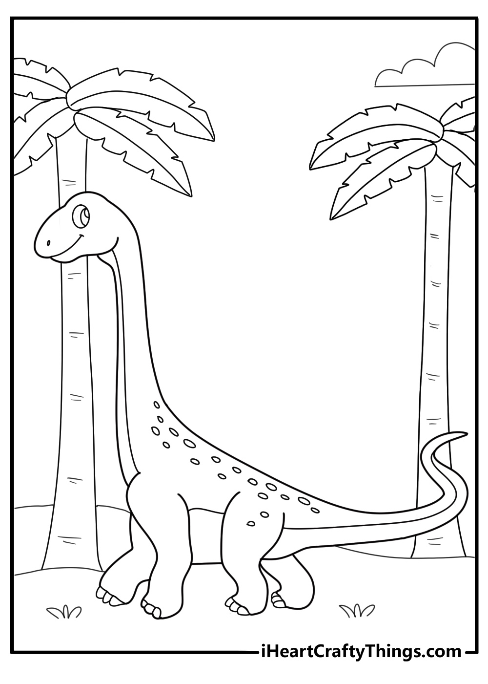 20 Free Brontosaurus Coloring Pages For Kids