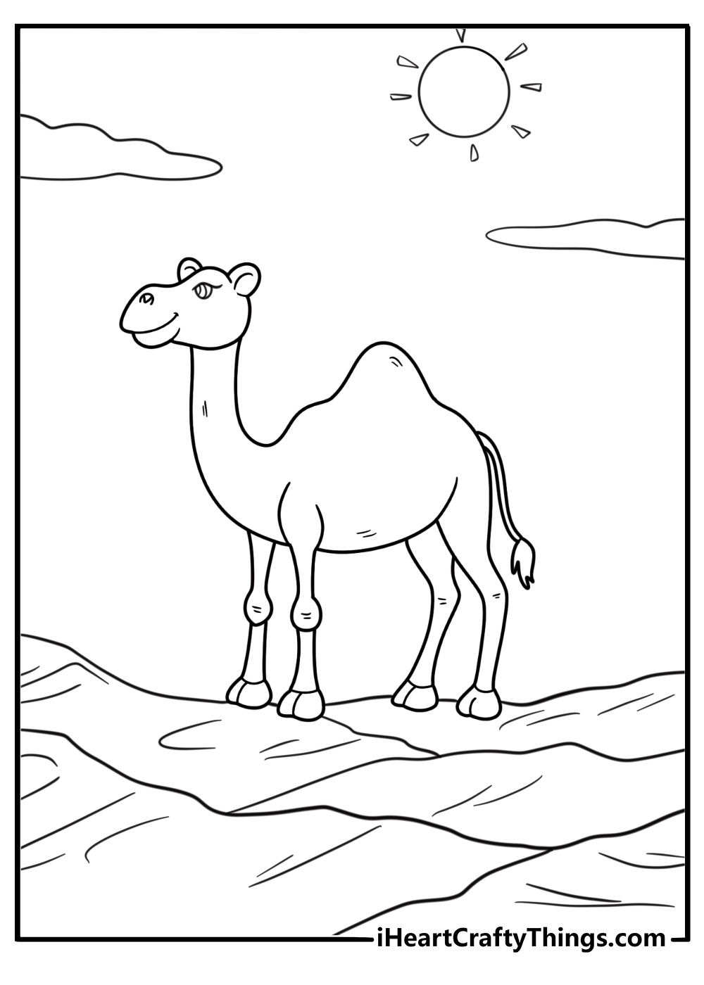 25 Free Camel Coloring Pages For Kids