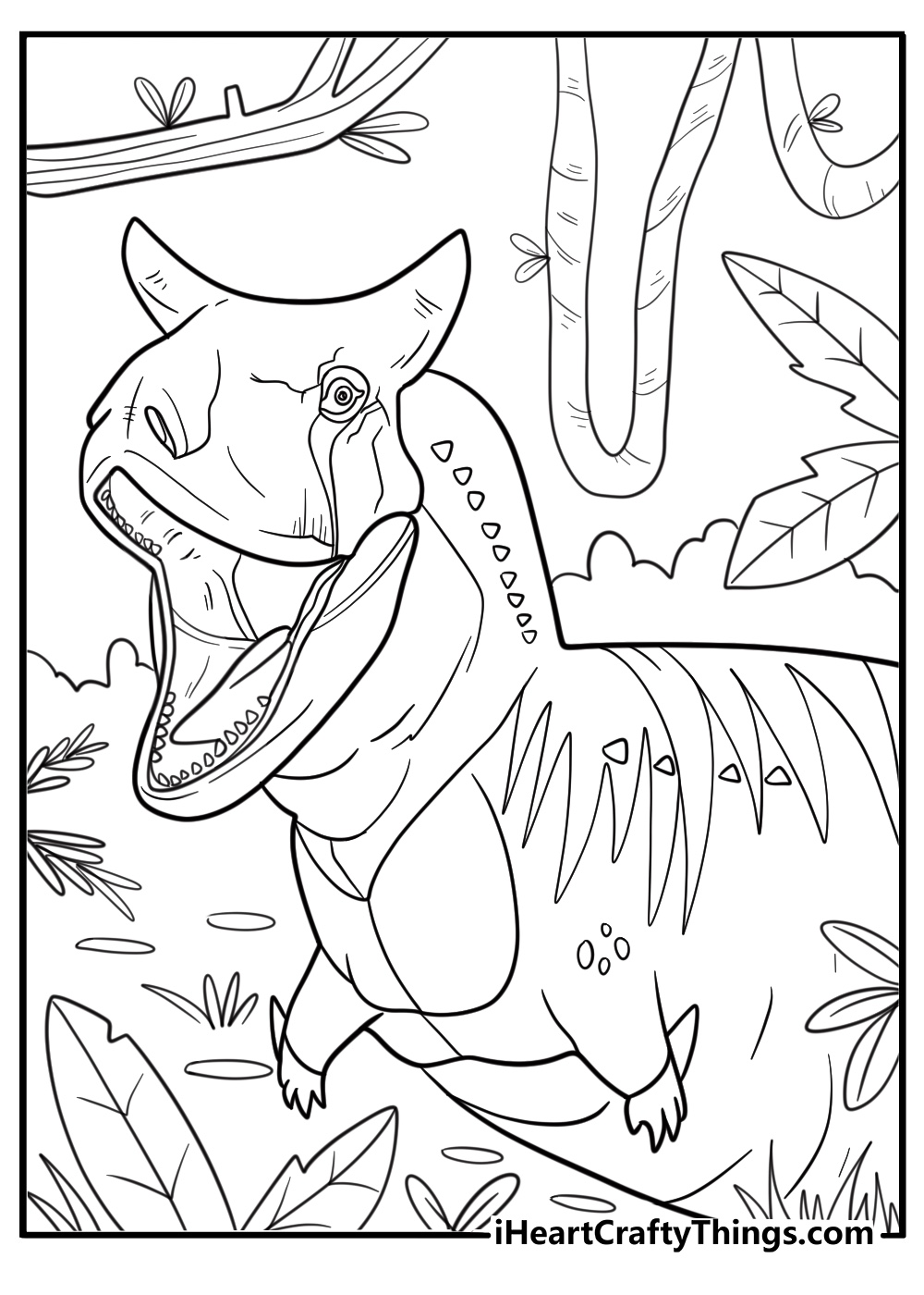 20 Free Carnotaurus Coloring Pages For Kids