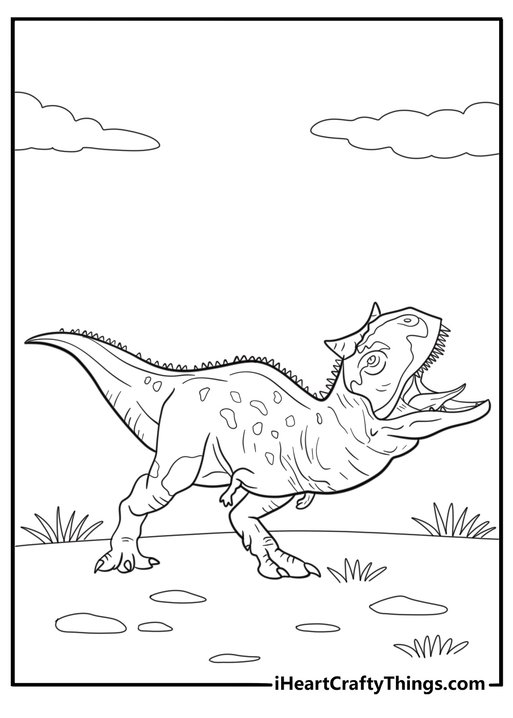 20 Free Carnotaurus Coloring Pages For Kids