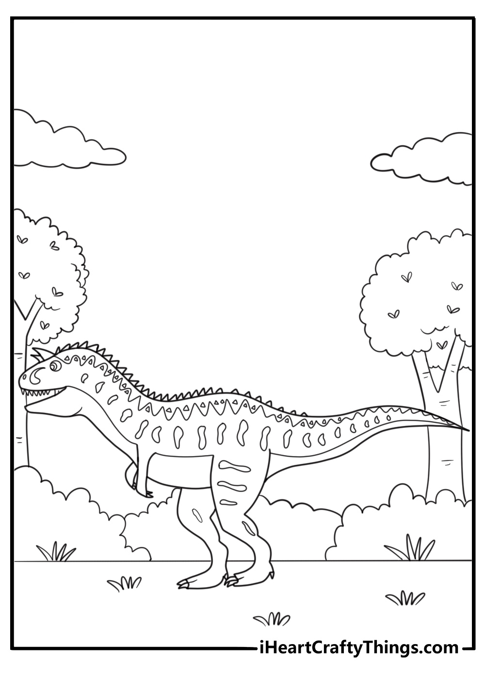 20 Free Carnotaurus Coloring Pages For Kids
