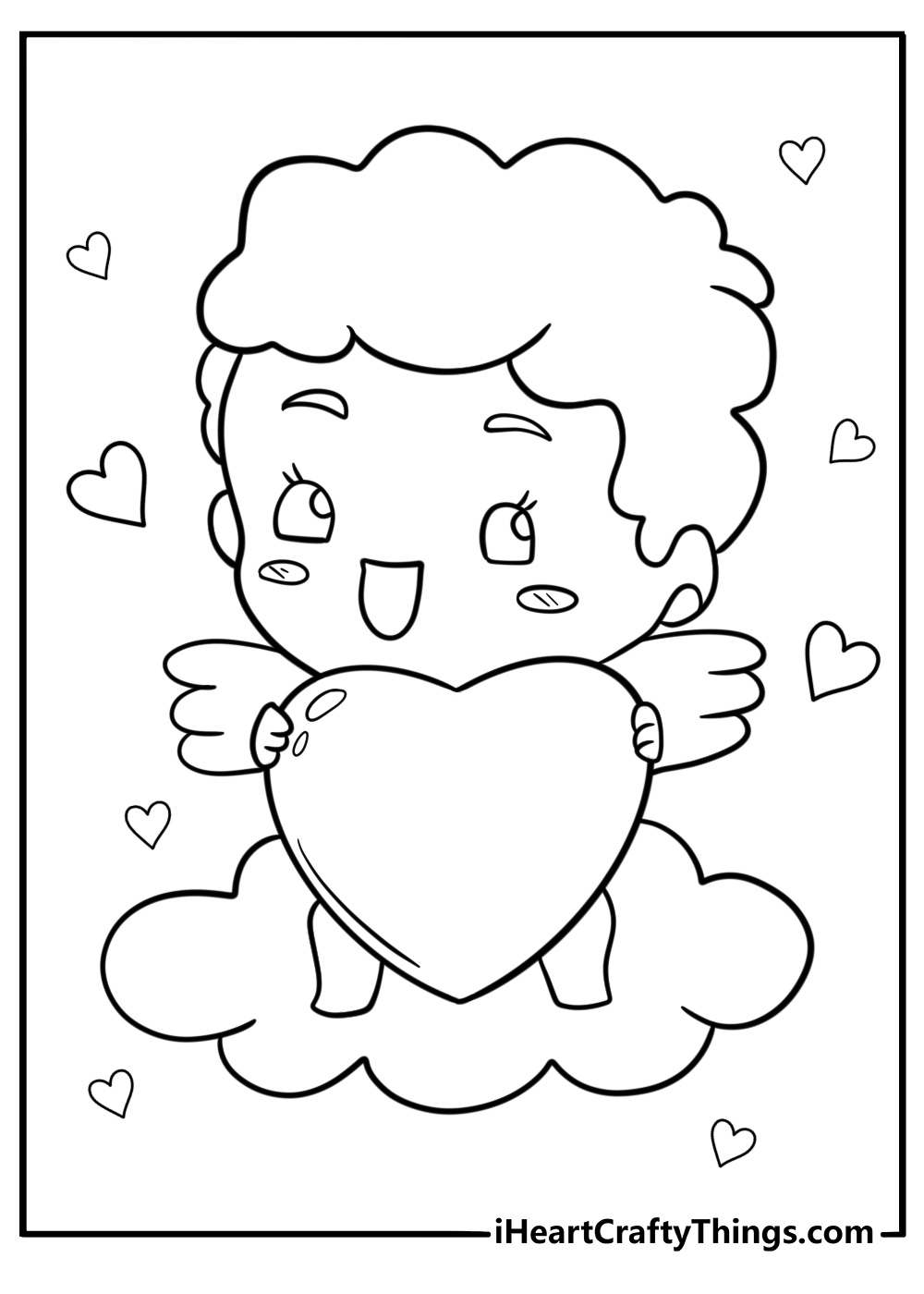 30 Free Cupid Coloring Pages For Kids