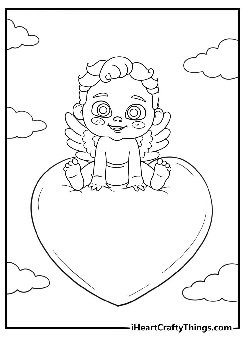 30 Free Cupid Coloring Pages For Kids