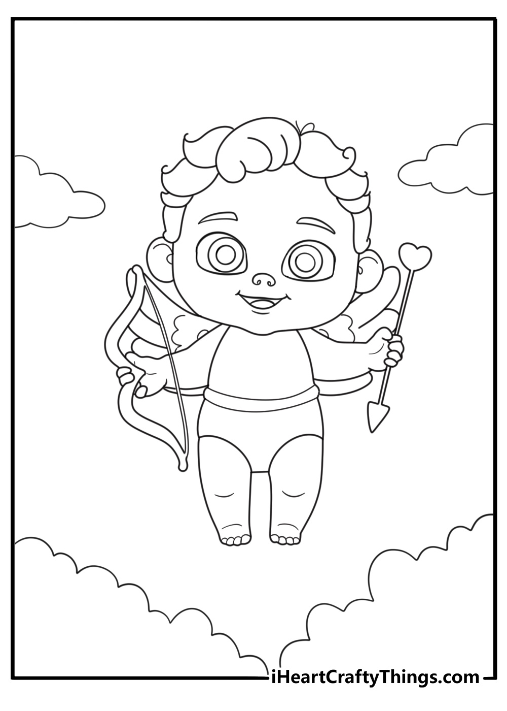 30 Free Cupid Coloring Pages For Kids