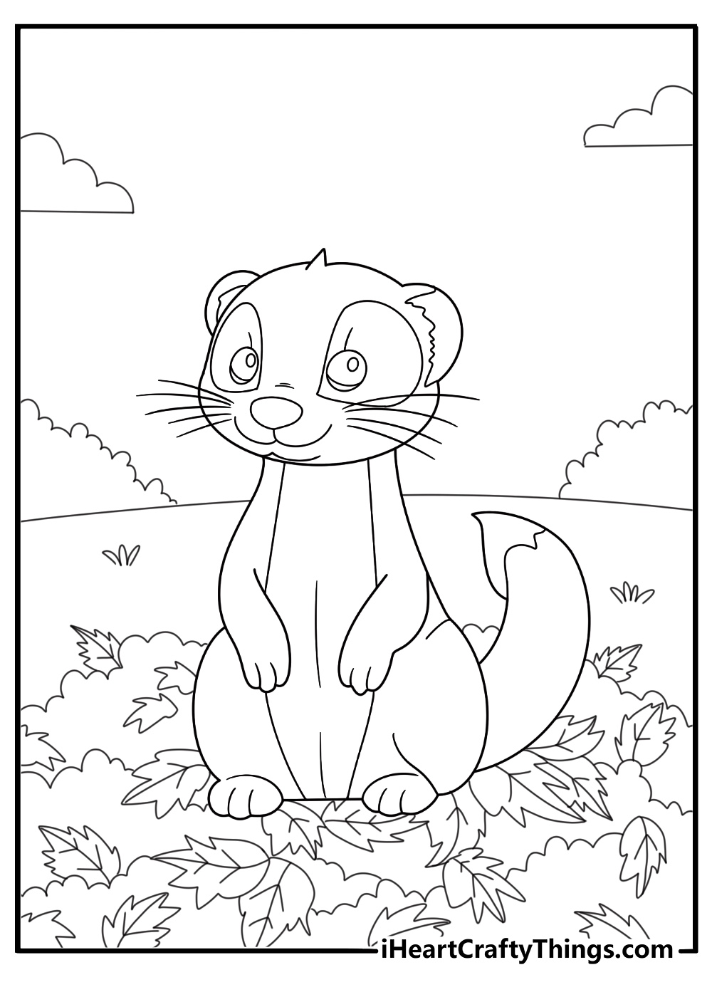 26 Free Ferret Coloring Pages For Kids