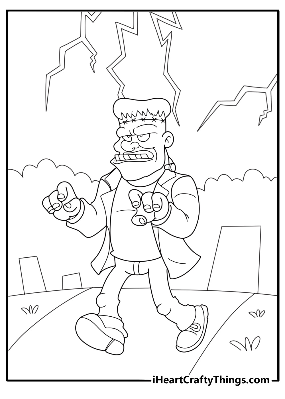 Frankenstein Coloring Pages: 33 Free PDF Printables For Kids