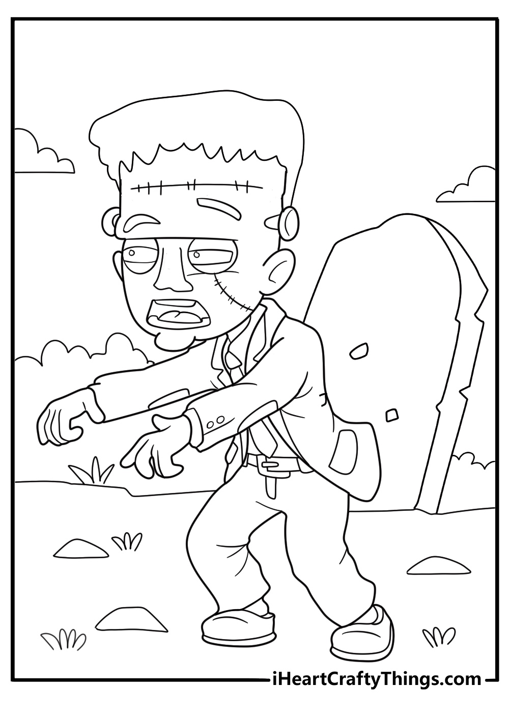 Frankenstein Coloring Pages: 33 Free PDF Printables For Kids