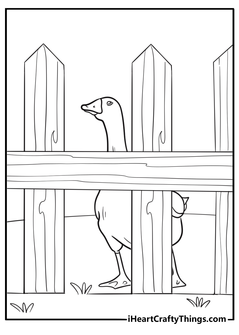 30+ Goose Coloring Pages (Free PDF Printables For Kids)