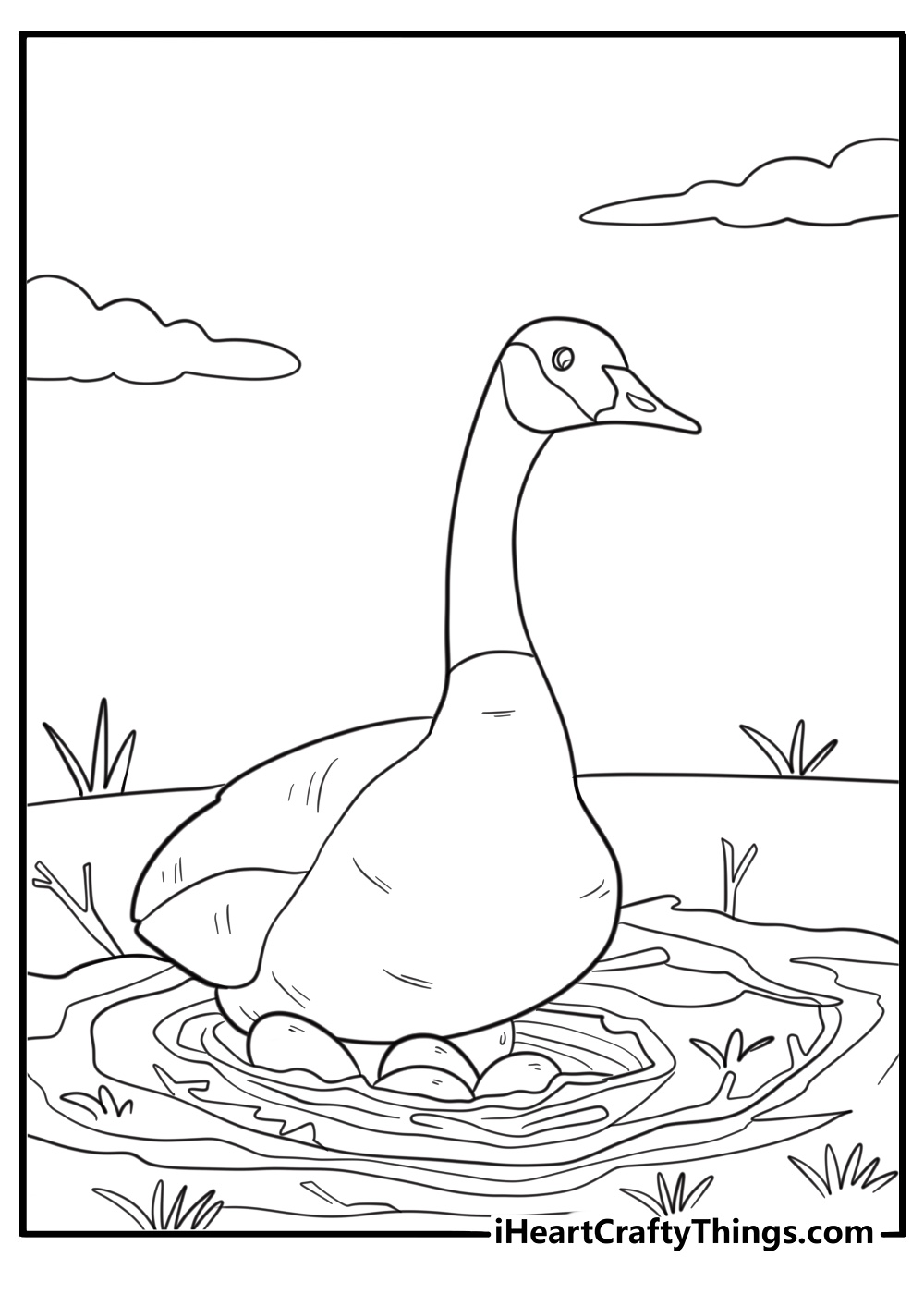 30 Free Goose Coloring Pages For Kids