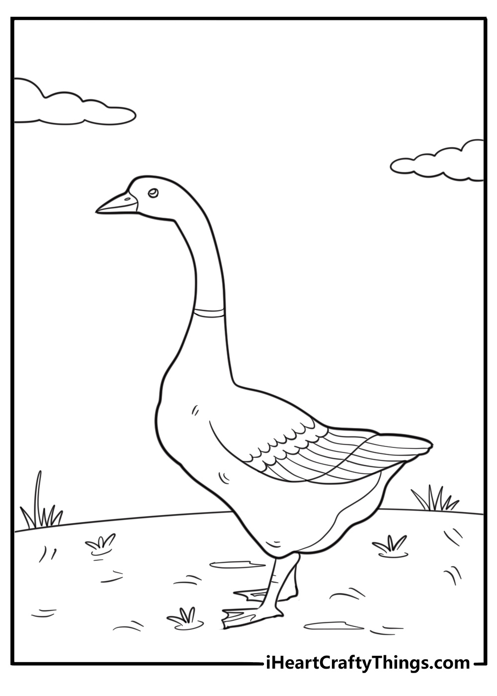 30+ Goose Coloring Pages (Free PDF Printables For Kids)