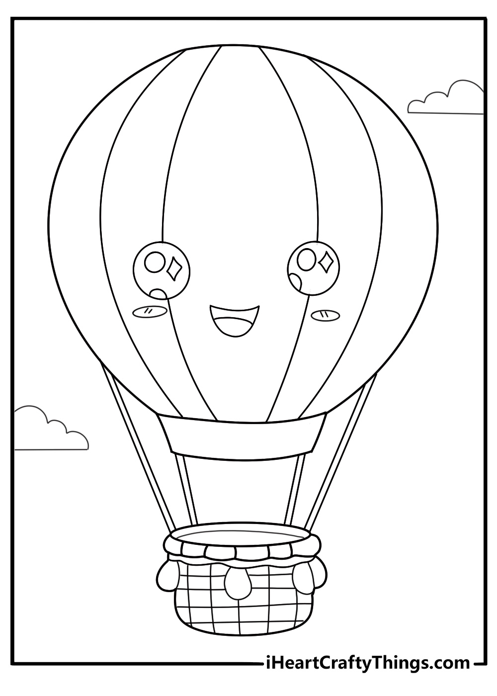 40 Free Hot Air Balloon Coloring Pages For Kids