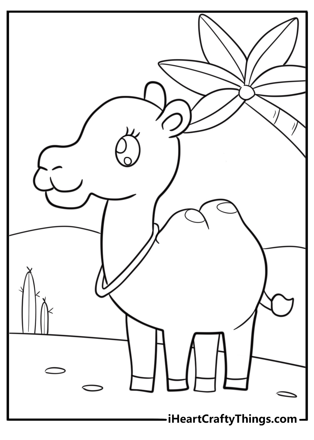 25 Free Camel Coloring Pages For Kids