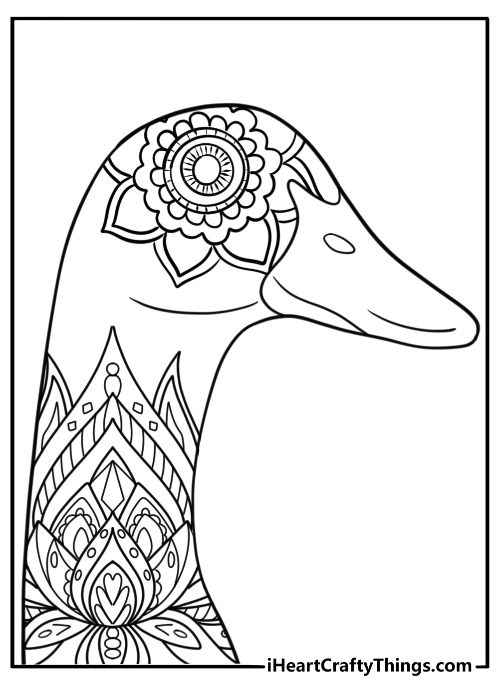 30+ Goose Coloring Pages (Free PDF Printables For Kids)