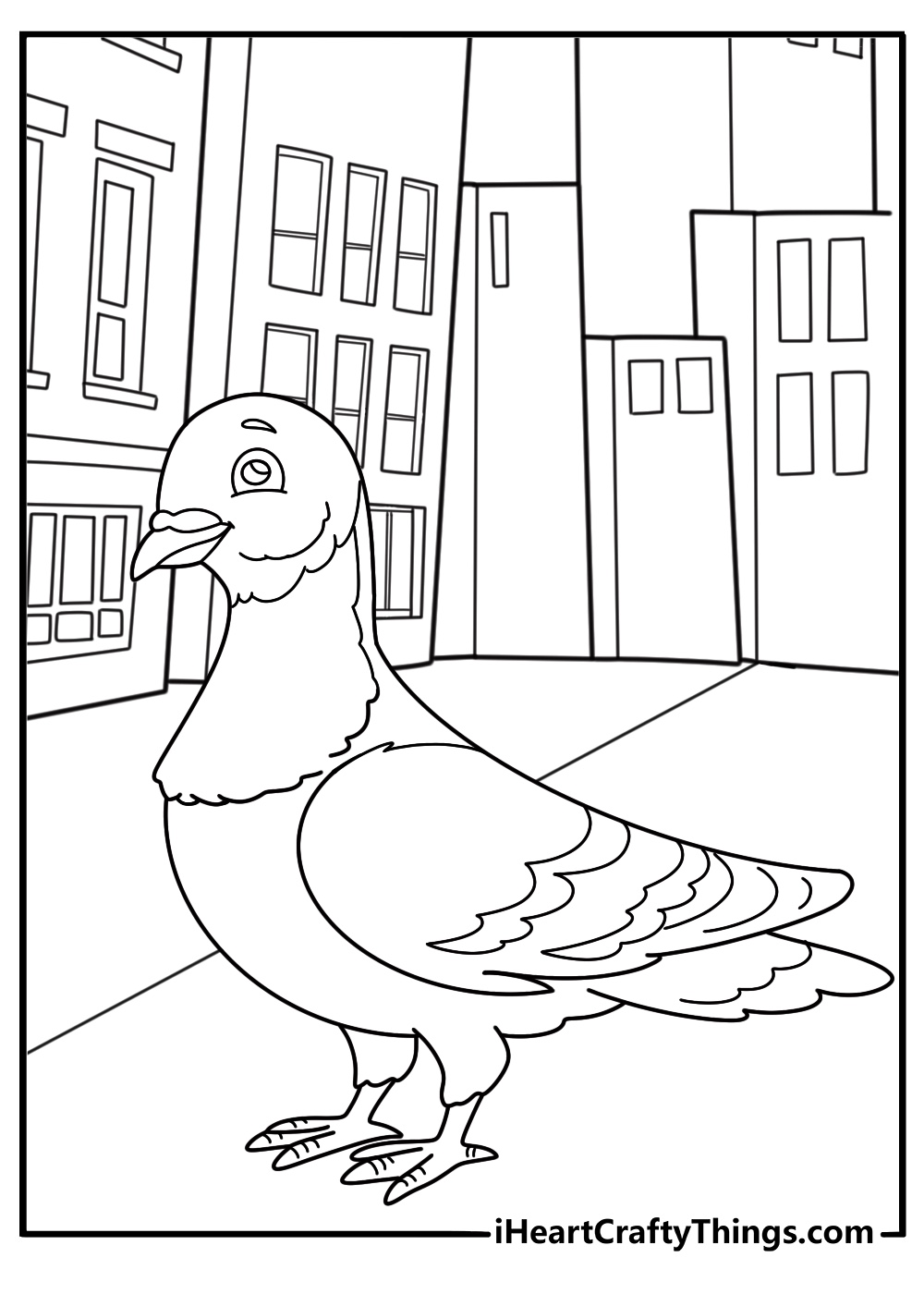 20 Free Pigeon Coloring Pages For Kids