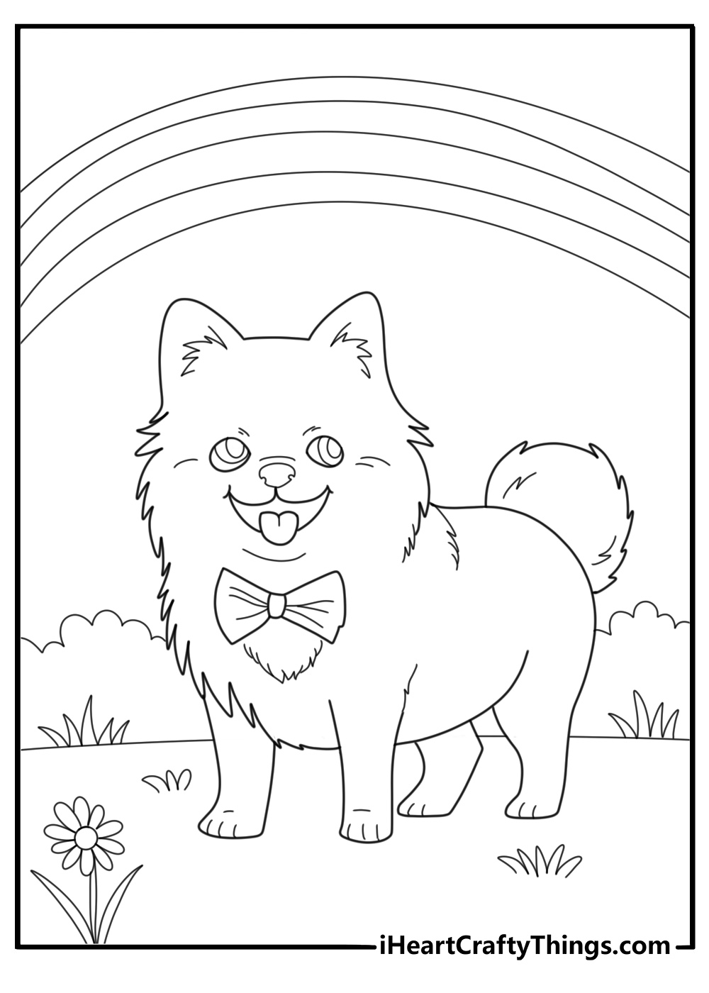 20 Free Pomeranian Coloring Pages For Kids