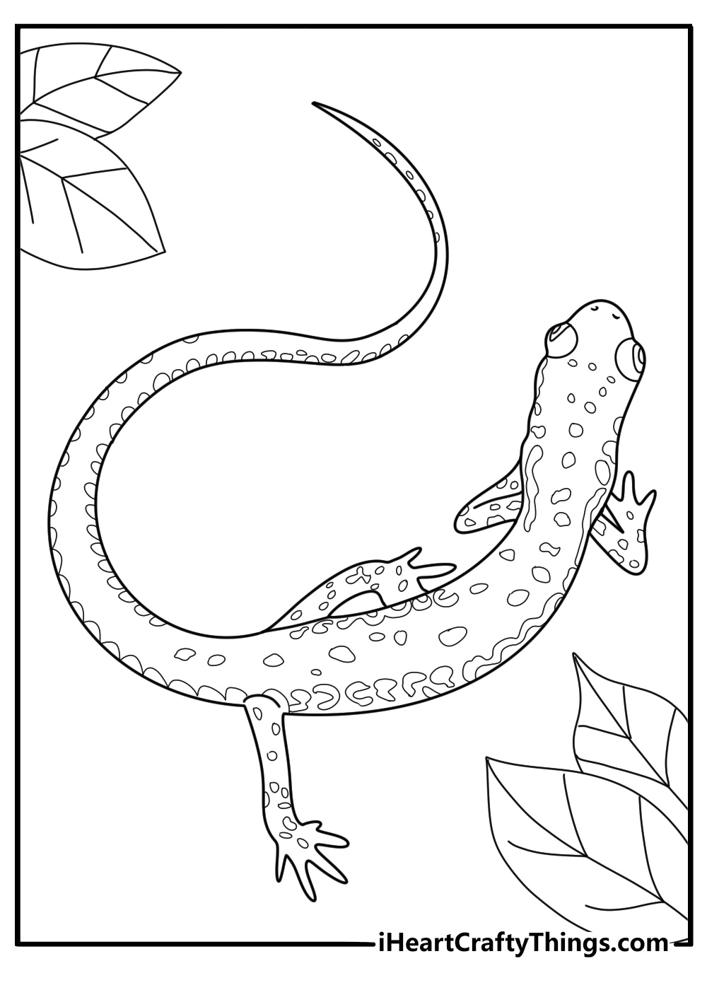 20 Free Salamander Coloring Pages For Kids