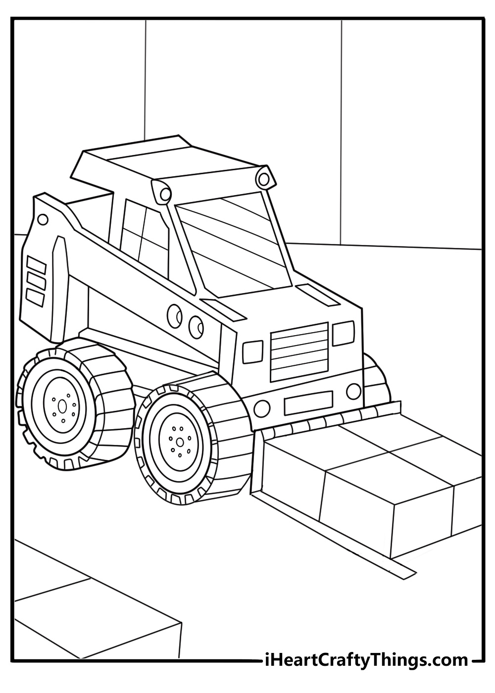 20 Free Skid Steer Coloring Pages For Kids