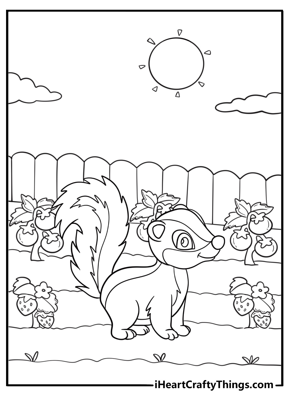 30 Free Skunk Coloring Pages For Kids