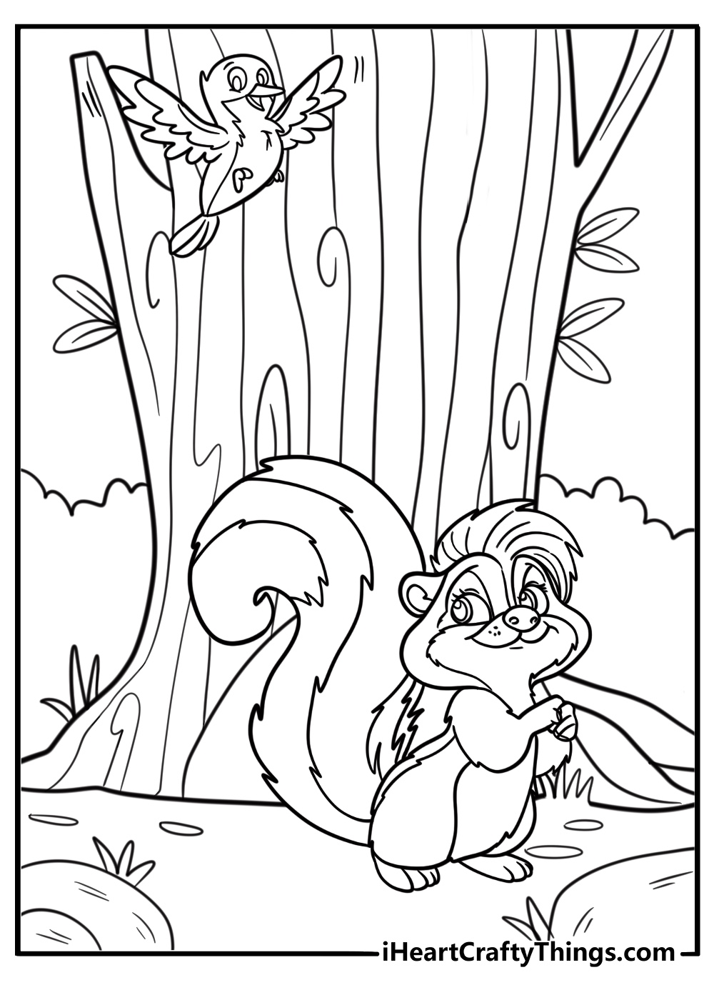 30 Free Skunk Coloring Pages For Kids