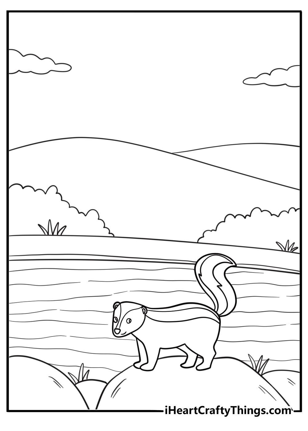 30 Free Skunk Coloring Pages For Kids