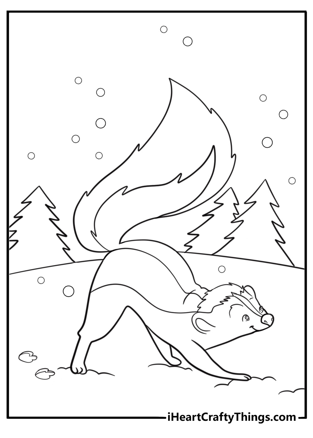 30 Free Skunk Coloring Pages For Kids