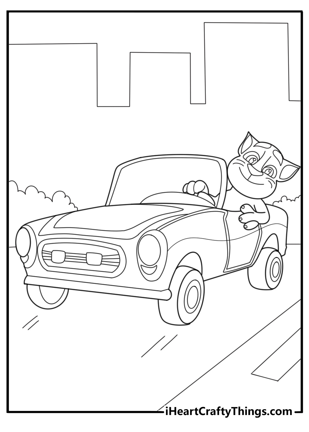 20 Free Talking Tom Coloring Pages For Kids
