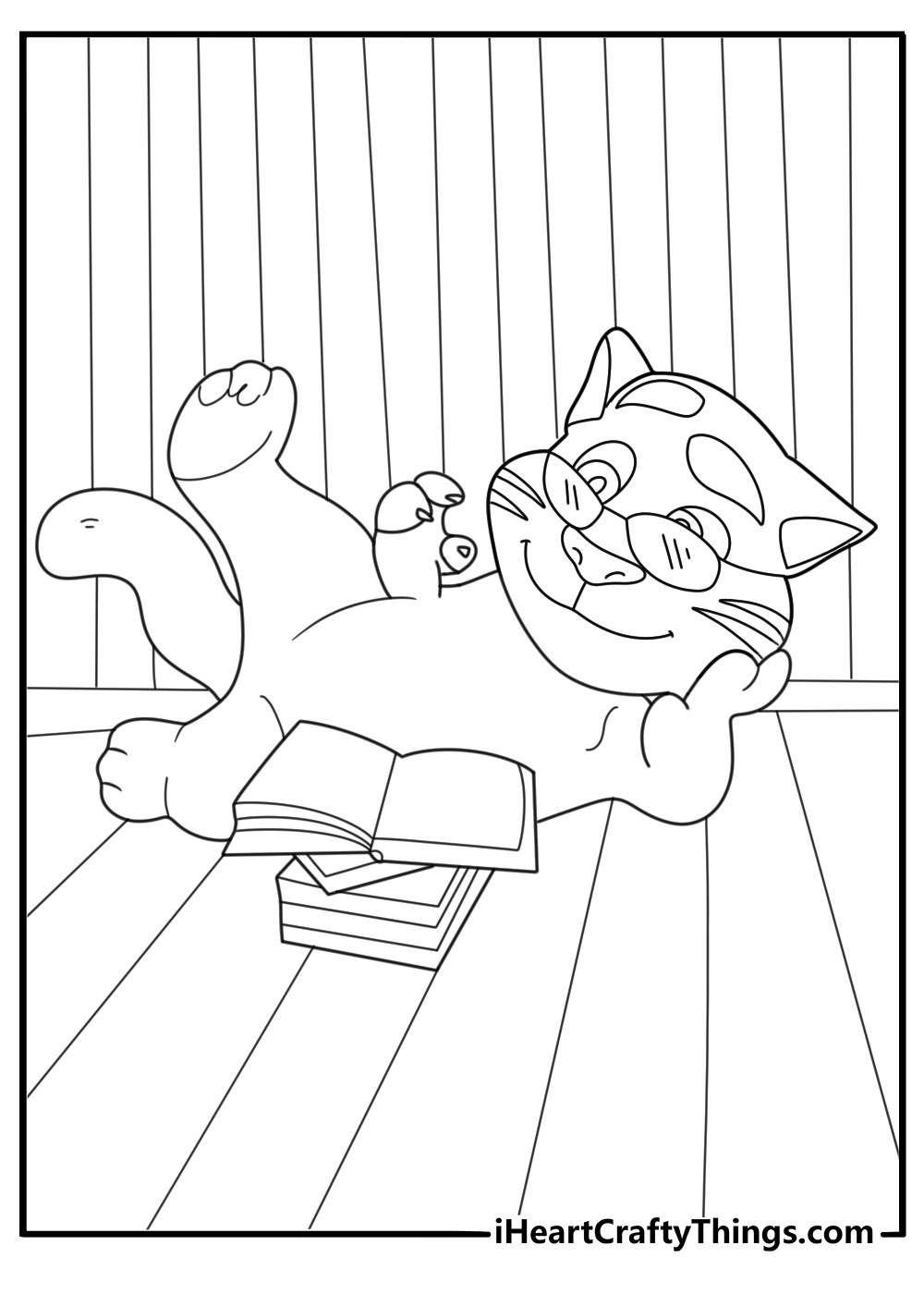 20 Free Talking Tom Coloring Pages For Kids
