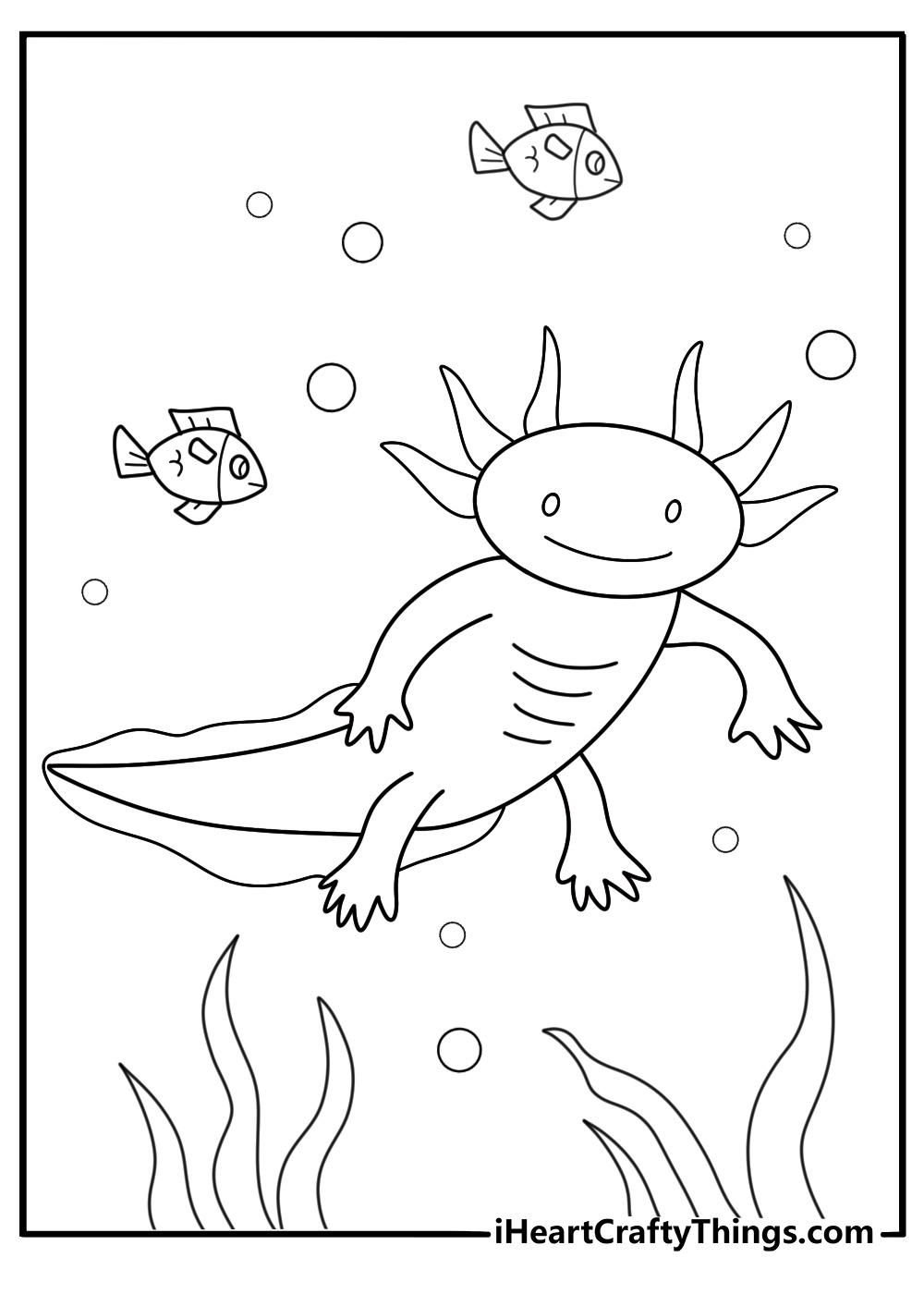 29 Axolotl Coloring Pages (Free Printable PDFs)