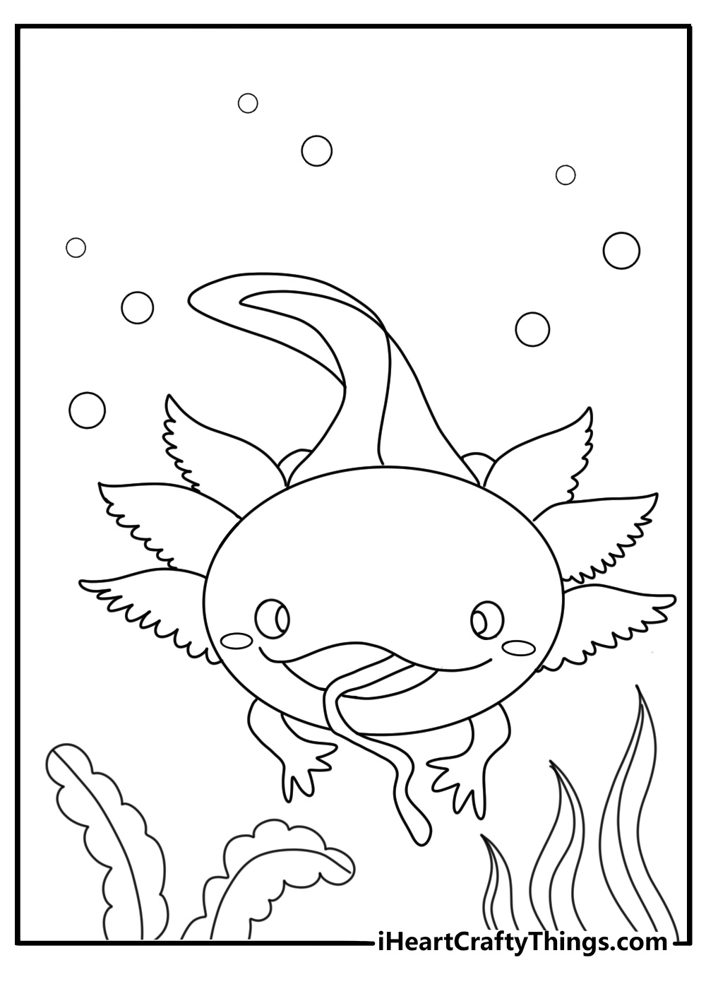 29 Axolotl Coloring Pages (Free Printable PDFs)