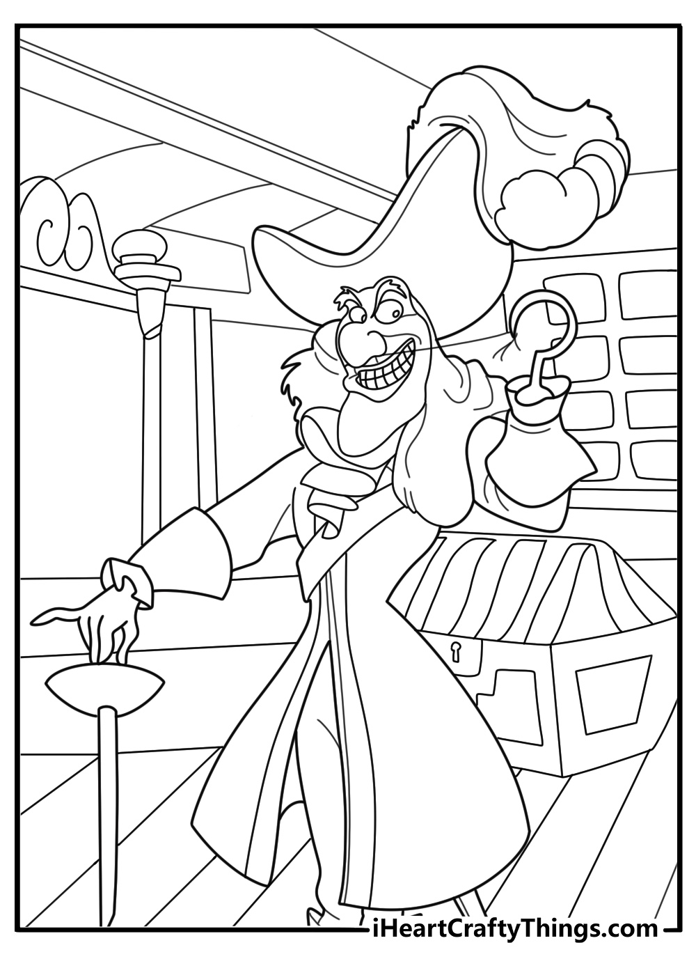 30 Free Captain Hook Coloring Pages For Kids