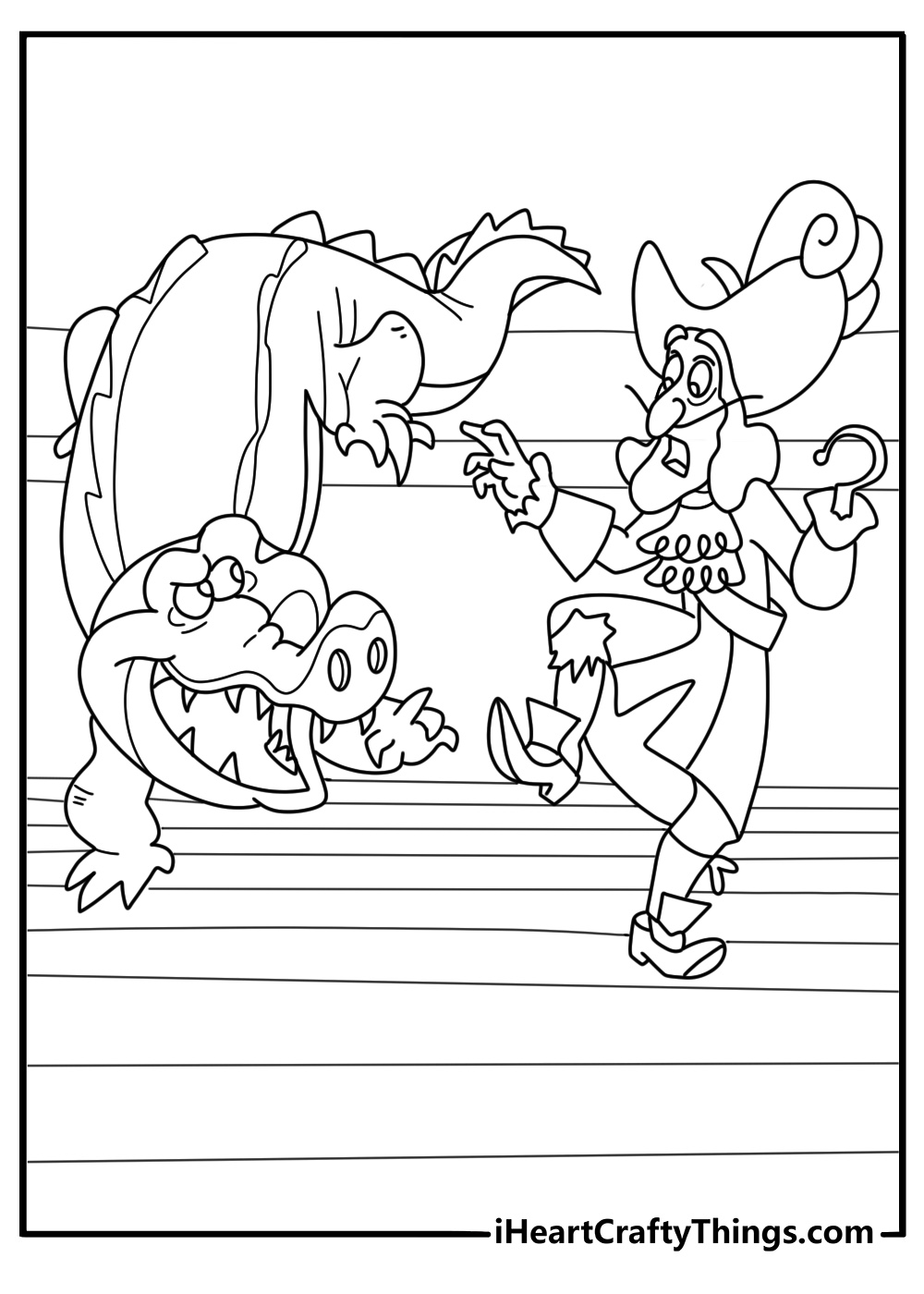 30 Free Captain Hook Coloring Pages For Kids