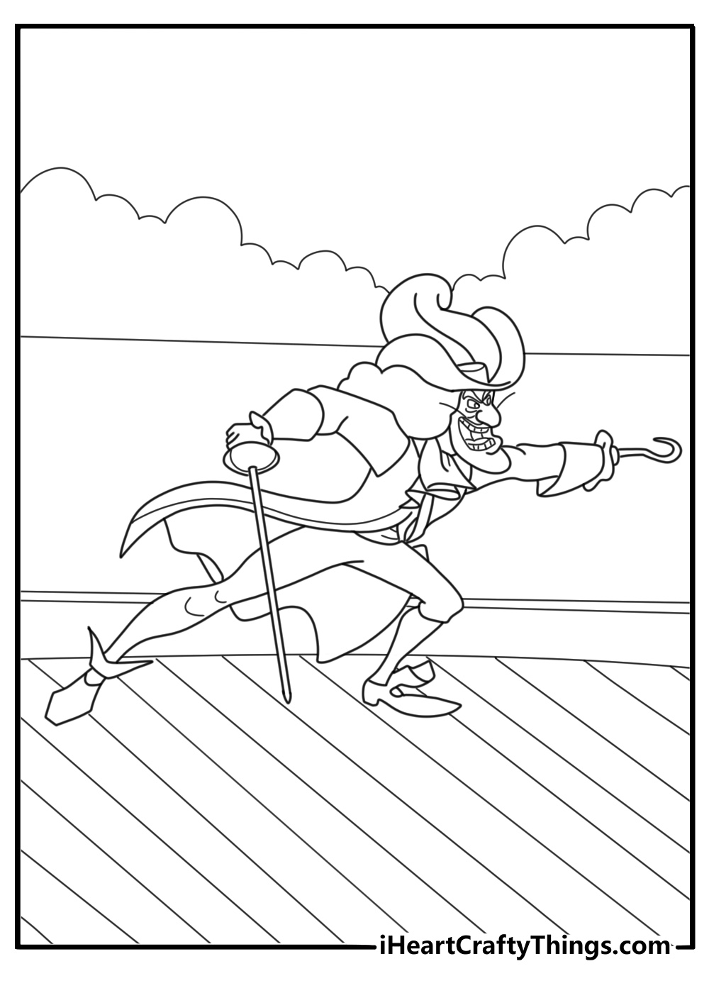 30 Free Captain Hook Coloring Pages For Kids