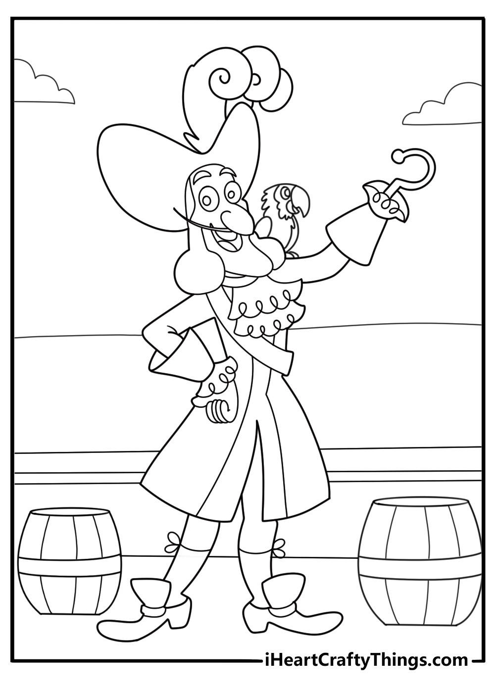 30 Free Captain Hook Coloring Pages For Kids