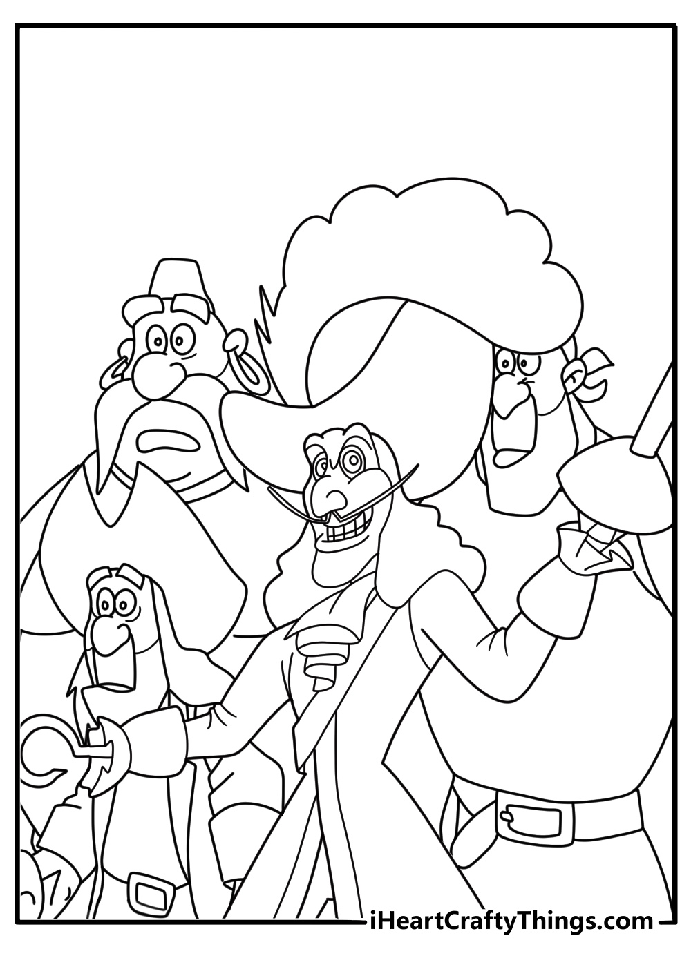 30 Free Captain Hook Coloring Pages For Kids