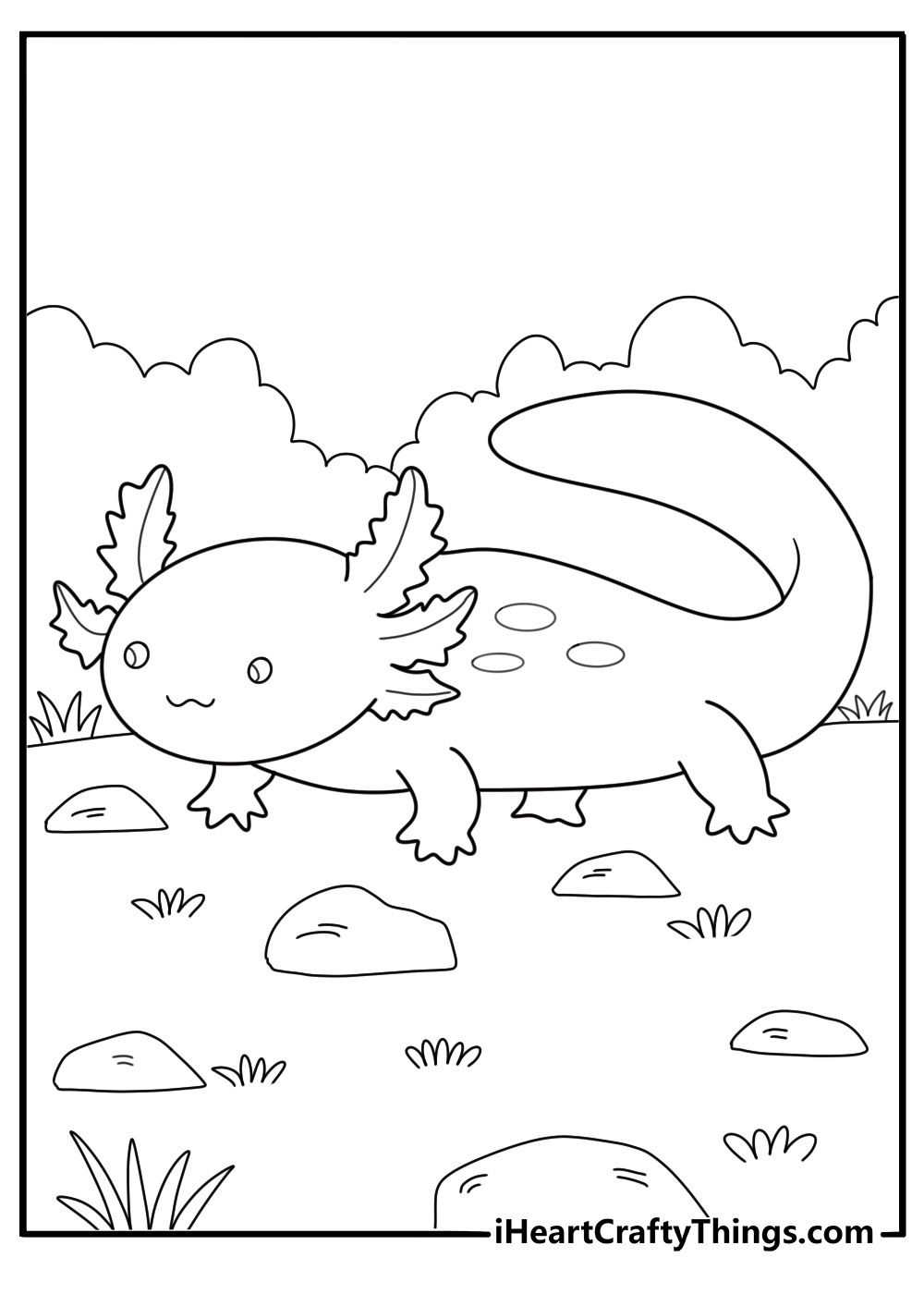 29 Axolotl Coloring Pages (Free Printable PDF) - Coloring Feel