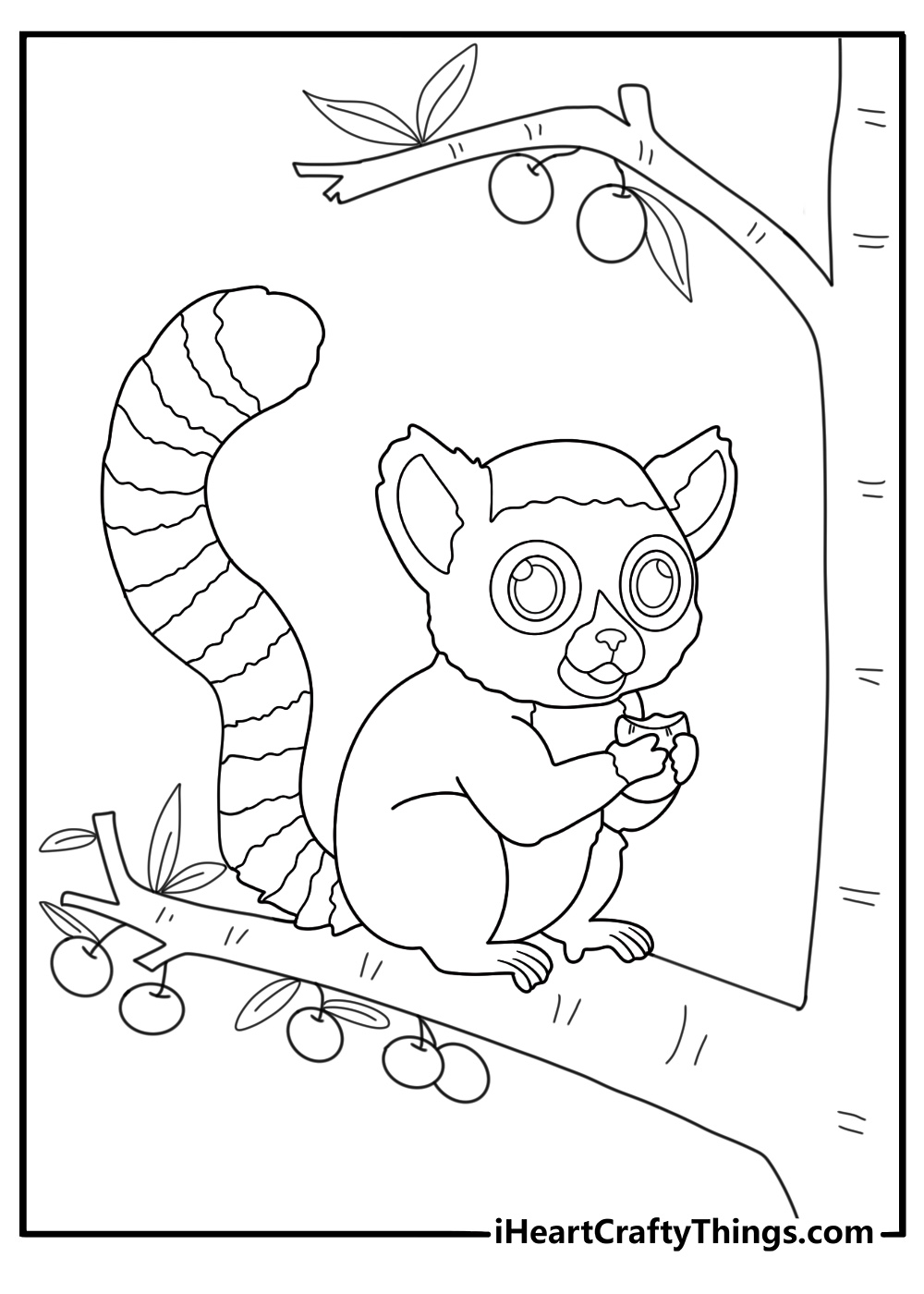 20 Lemur Coloring Pages (Printable PDF Sheets For Free)