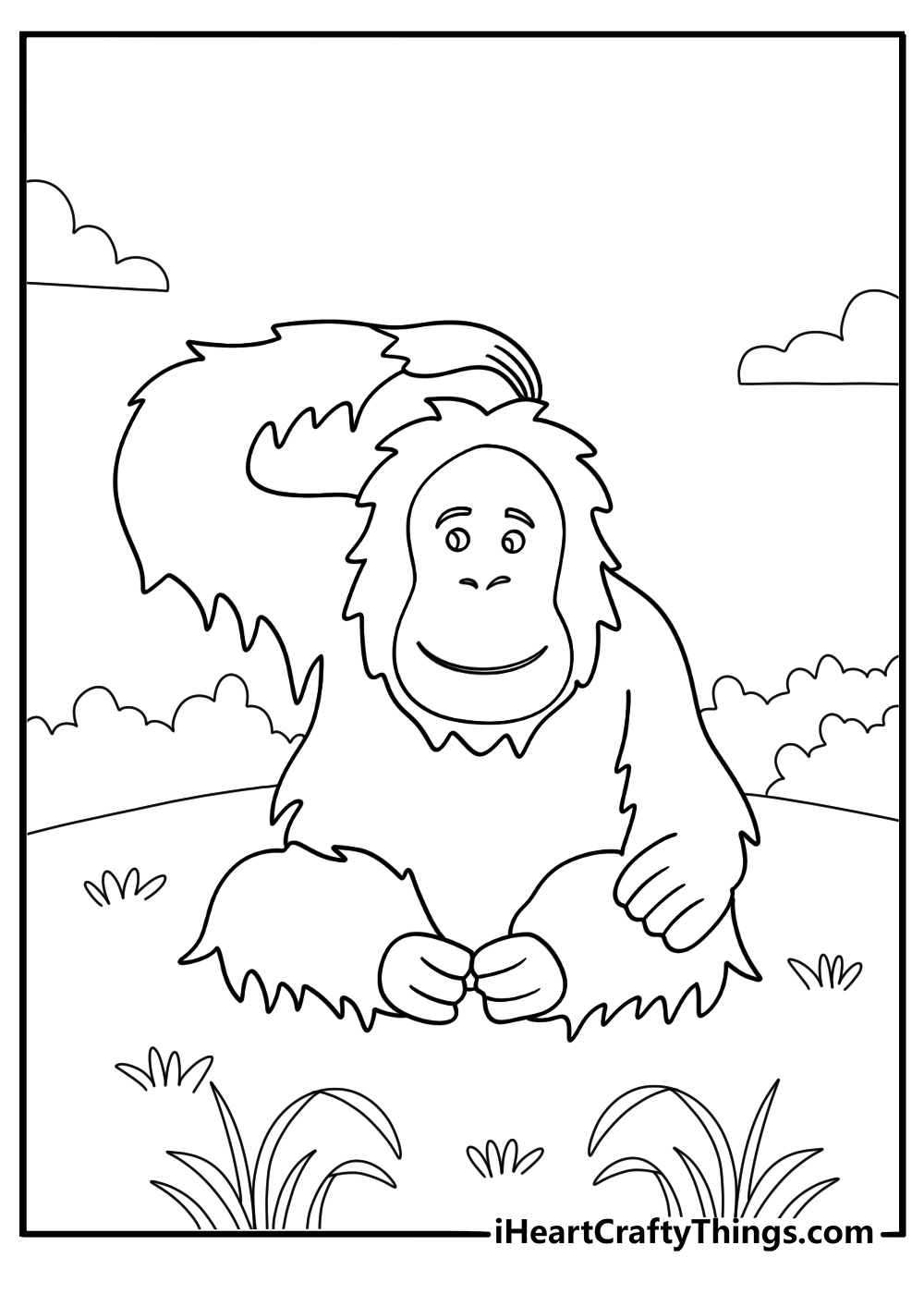20 Orangutan Coloring Pages: 100% Free PDF Printables